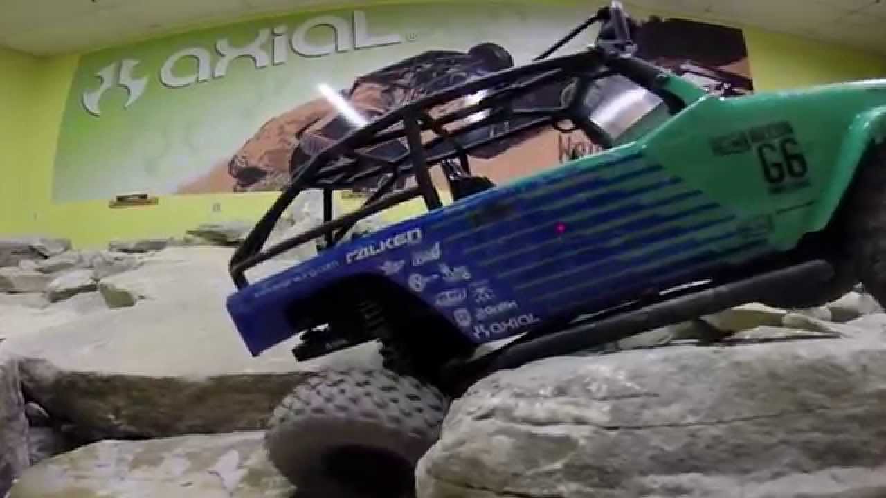 Maximus' New Axial Crawler Course in York Maine - YouTube
