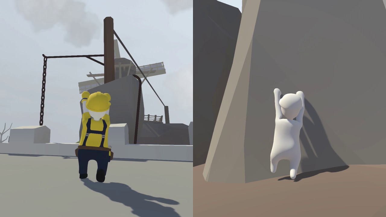 Human Fall flat: Flee and Captain Creeper play Human fall flat - YouTube