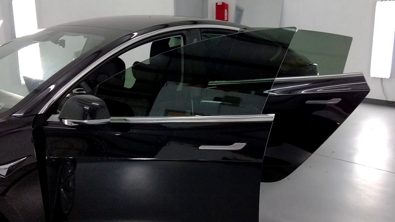 Model 3 being Tinted with FormulaOne Pinnacle 15% Window Tint at Tint ...