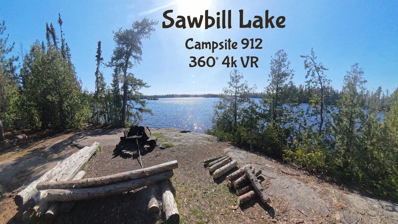 360° VR of Sawbill Lake Campsite 912 in the BWCA - YouTube