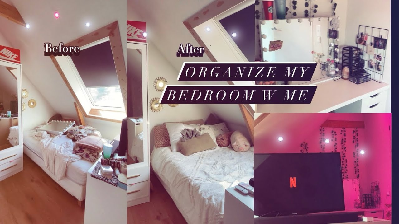 REORGANIZE MY ROOM WITH ME (cleaning, decorating,) - YouTube