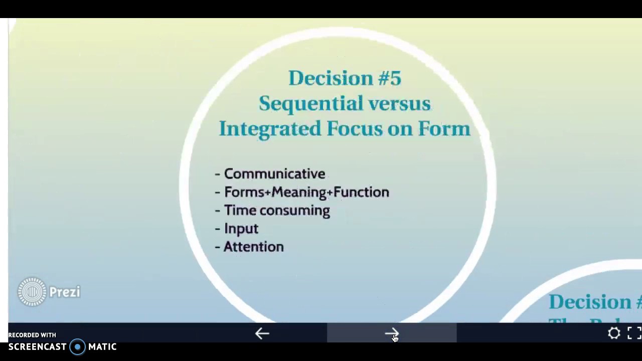 Pedagogical Choices in Focus on Form Part 2 - YouTube