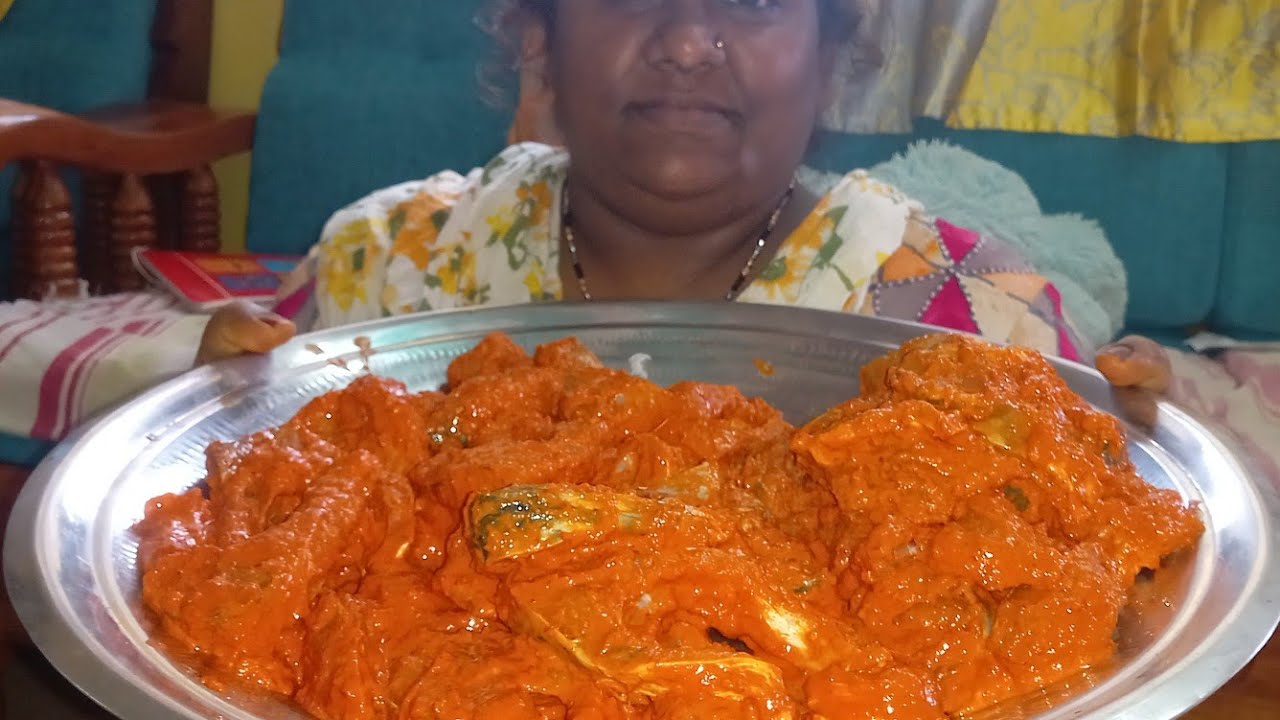 in lake cathig fresh machli our home made fish fry masala our roti for ...