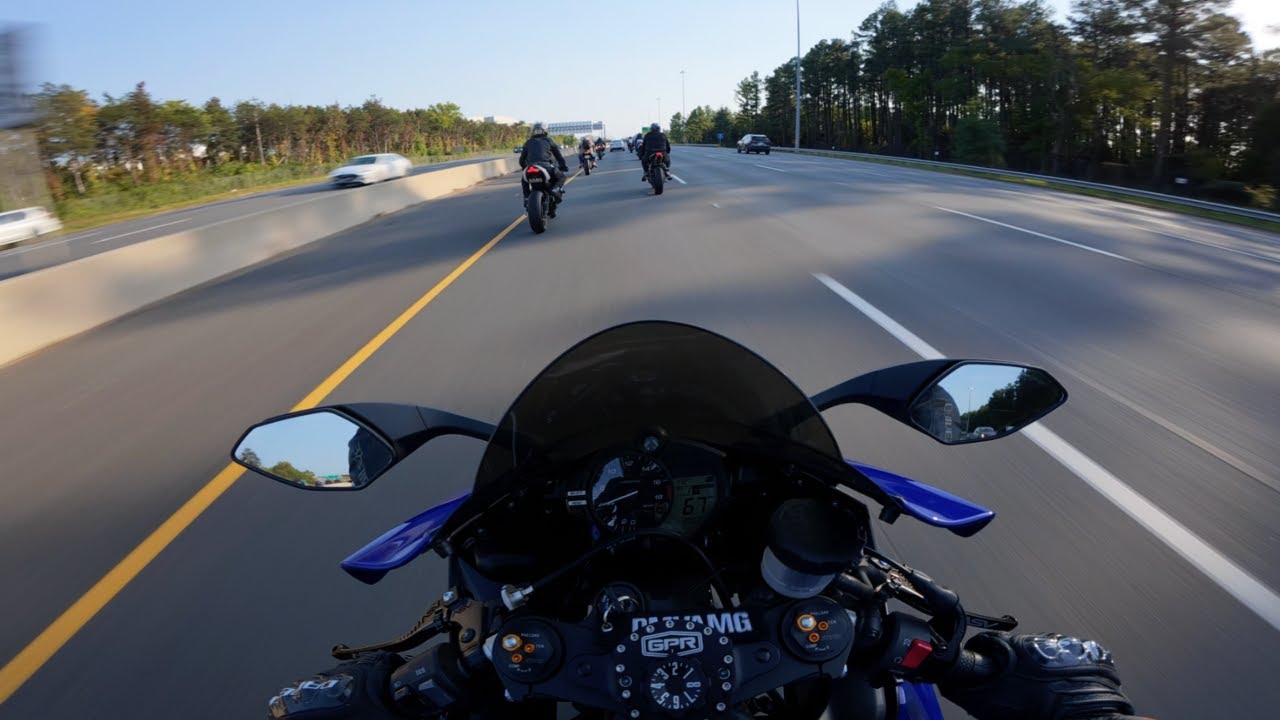 Taking My Yamaha R6 To A Massive Supercar Meet! - YouTube