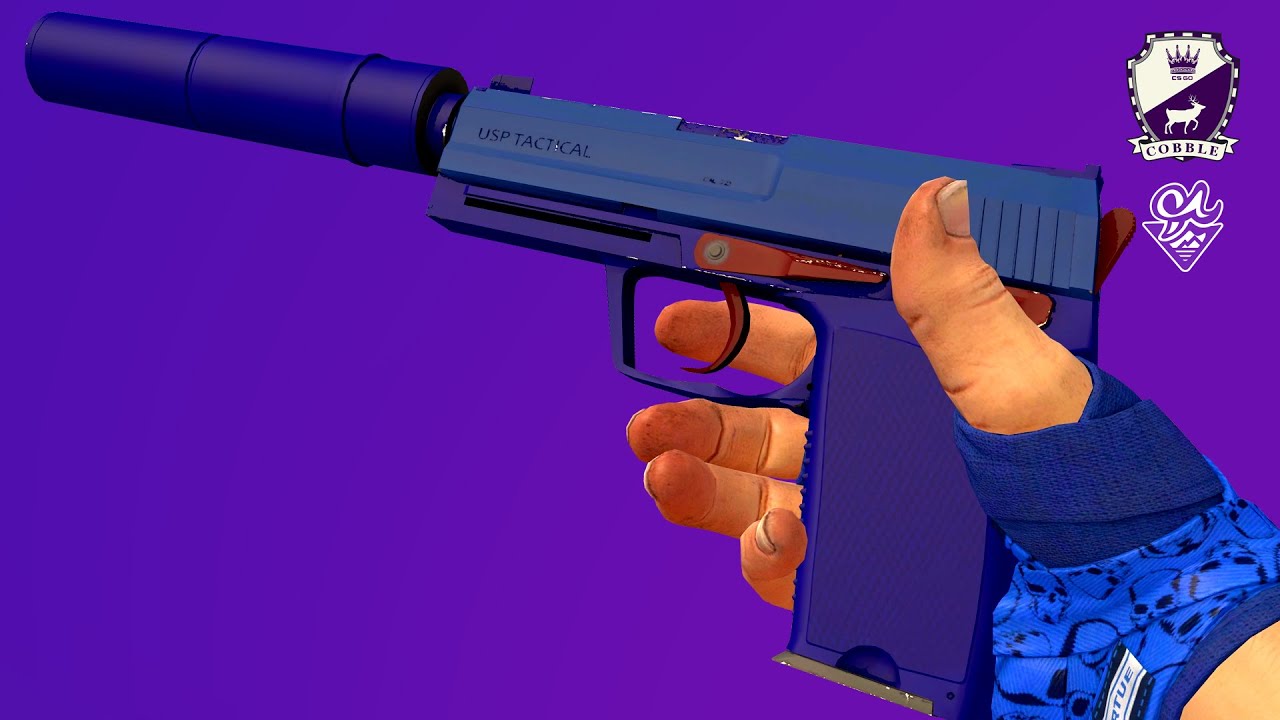 CSGO | USP-S | Royal Blue | The Cobblestone Collection - YouTube