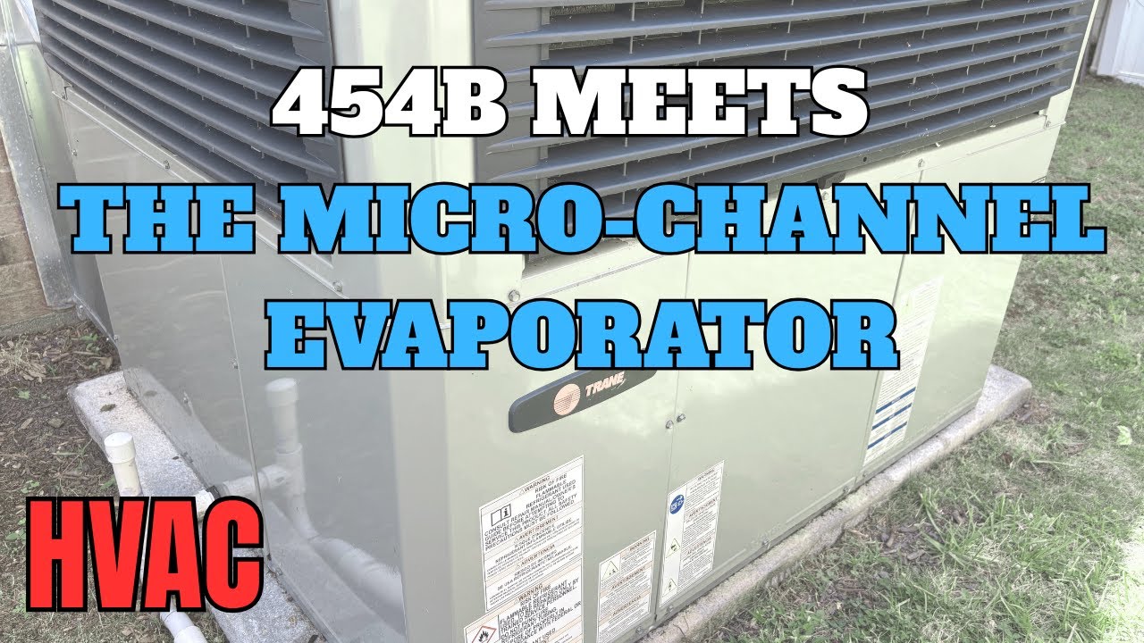 New Trane 454B package unit is freezing. #hvac #hvaclife - YouTube