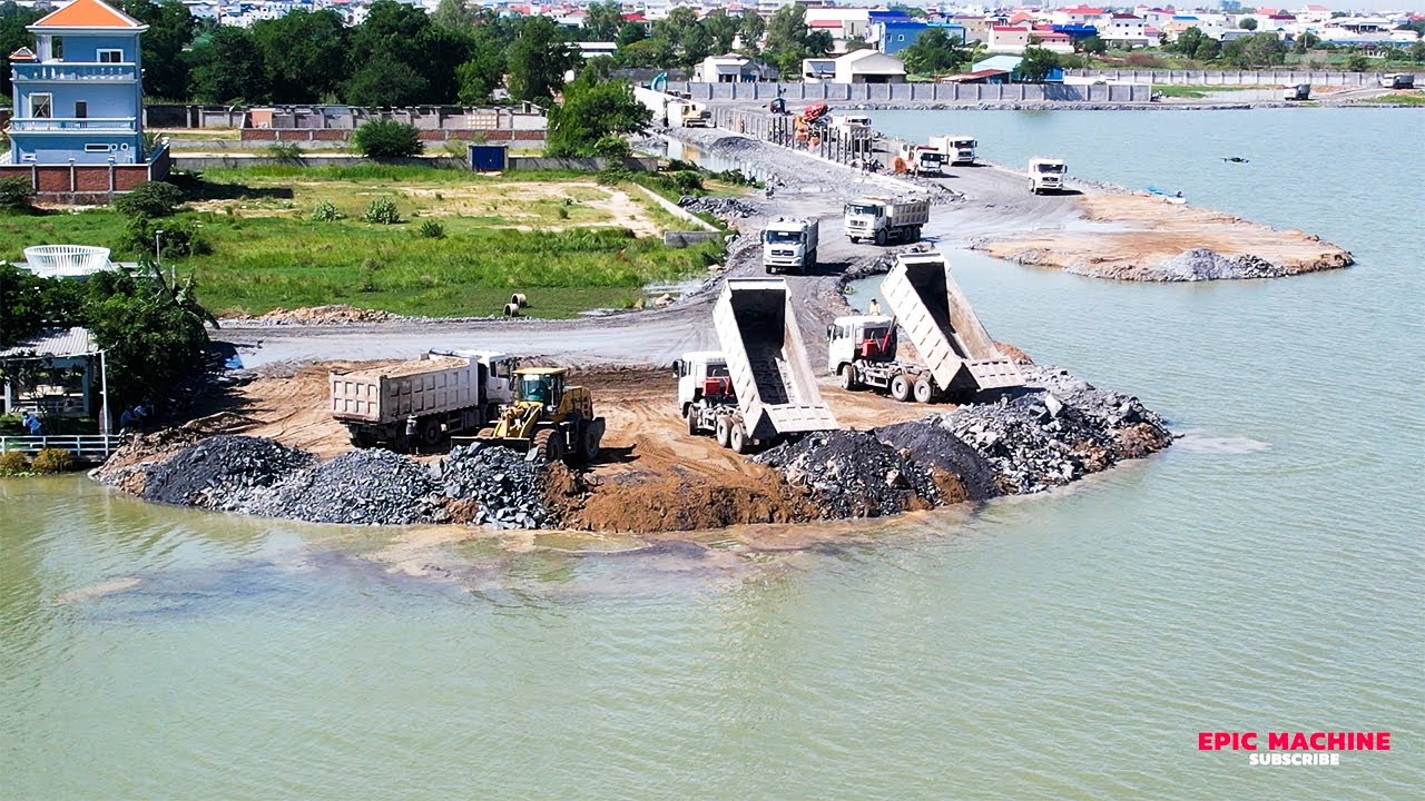 Efficient Stone Transport to Construct New Road using Active Bulldozer ...