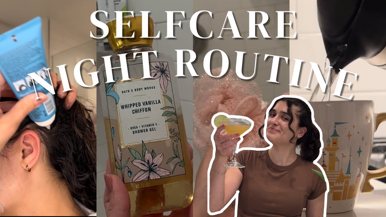 SELFCARE NIGHT ROUTINE | RELAXING FACIAL & SHOWER ROUTINE - YouTube