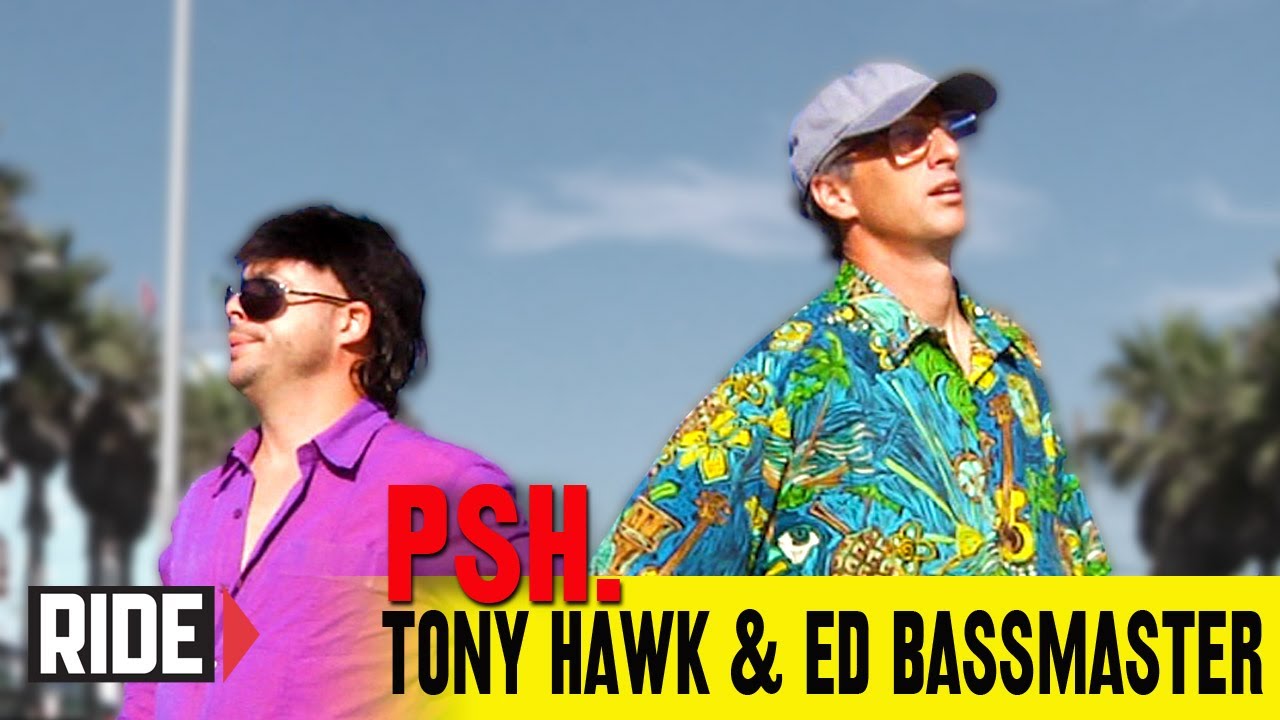 Psh. Tony Hawk and Ed Bassmaster Prank Venice Beach, CA - YouTube