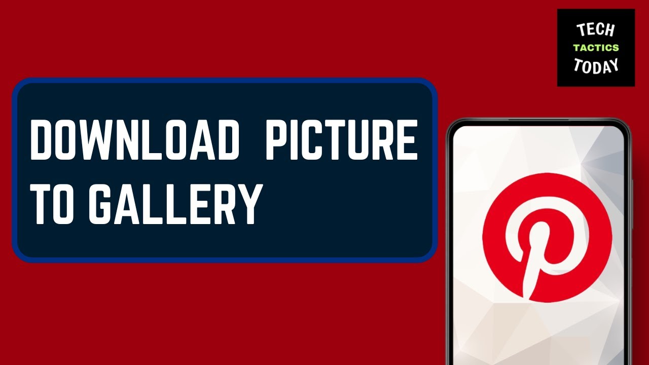 How to Save Or Download Pinterest Picture to Gallery - YouTube