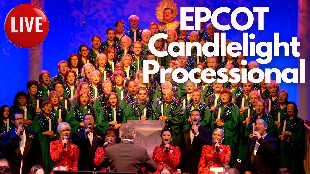 🔴 LIVE EPCOT Candlelight Processional - YouTube