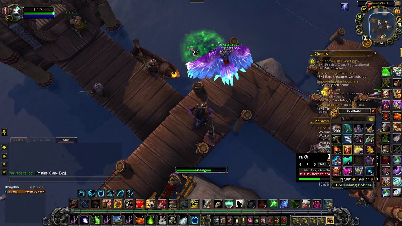 🐟Who knew 𝒇𝒊𝒔𝒉 liked eggs? WoW Daily Quest (Nat Pagle The Anglers ...