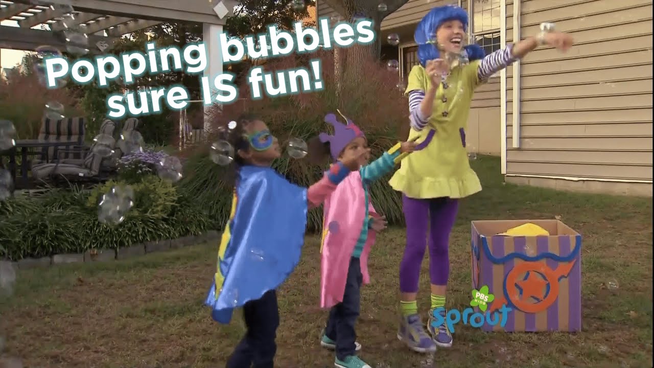 Blowing AND Popping Bubbles! | The Super Sproutlet Show | MarvelouzTube ...