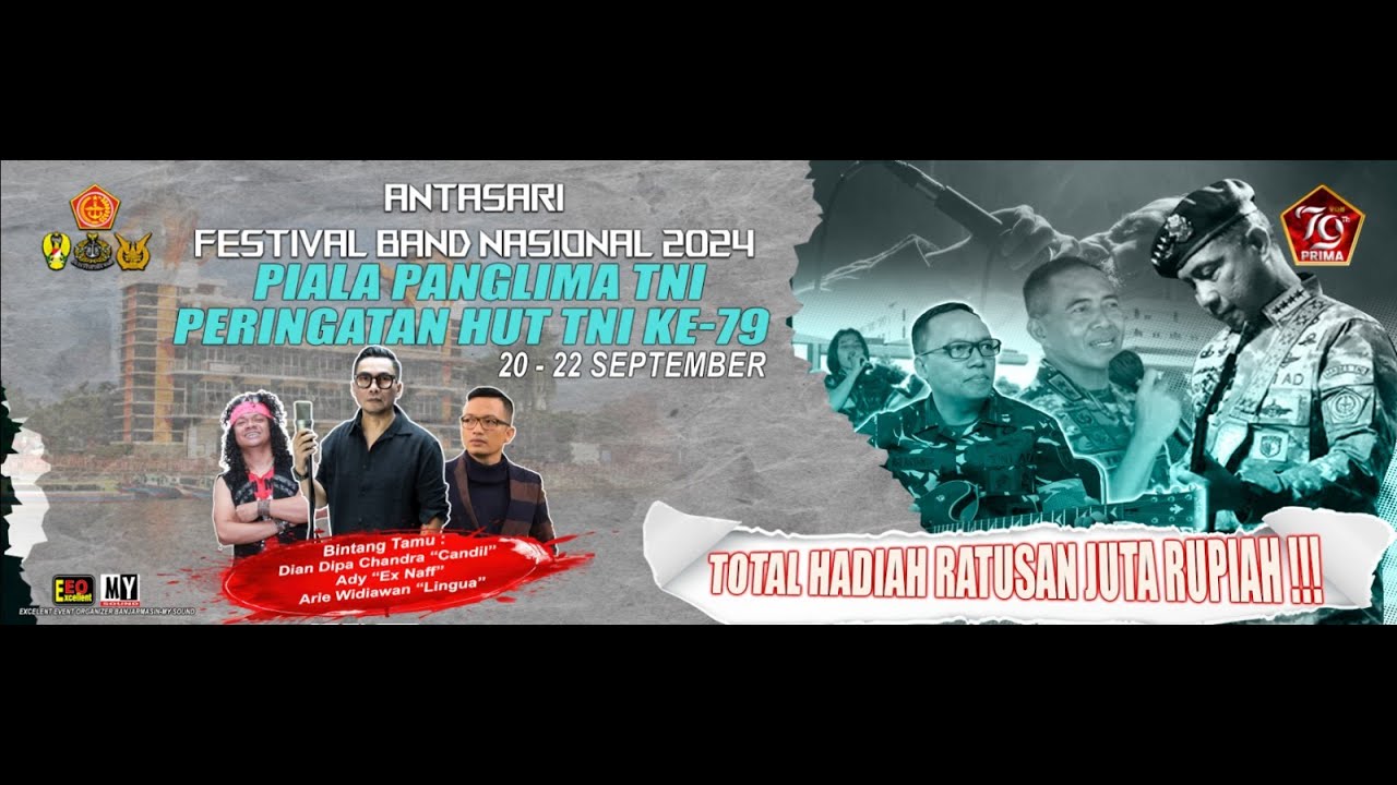 Live Streaming Lomba Festival Band Nasional Piala Pangilma TNI Korem ...