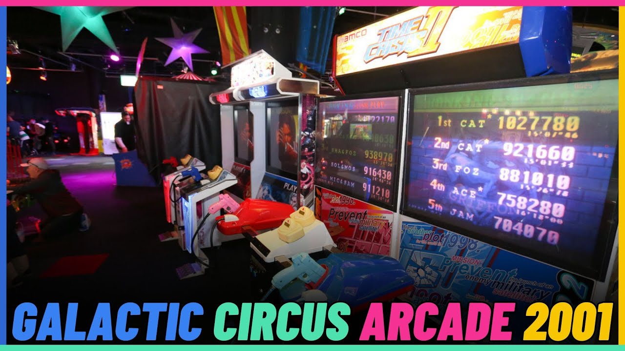 Inside Galactic Circus Arcade In 2001 - YouTube