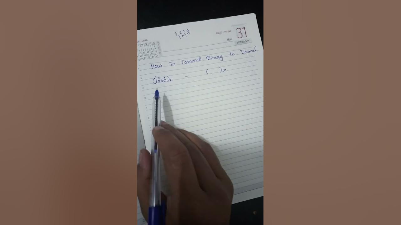 how to convert binary to decimal number | Binary number ko decimal me kaise badle setp by step ...