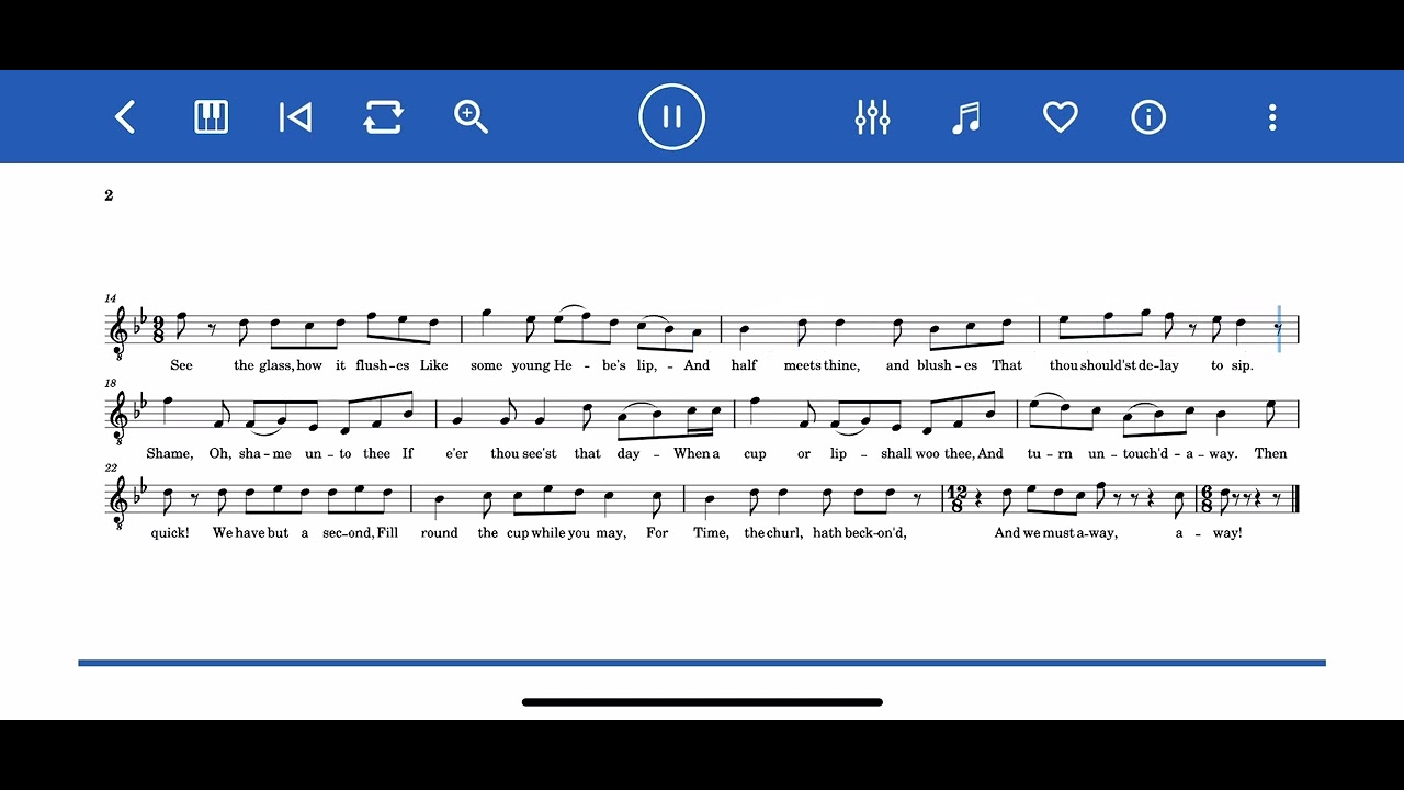 Quick! We have but a second (Tenor) (Bold Series) - YouTube