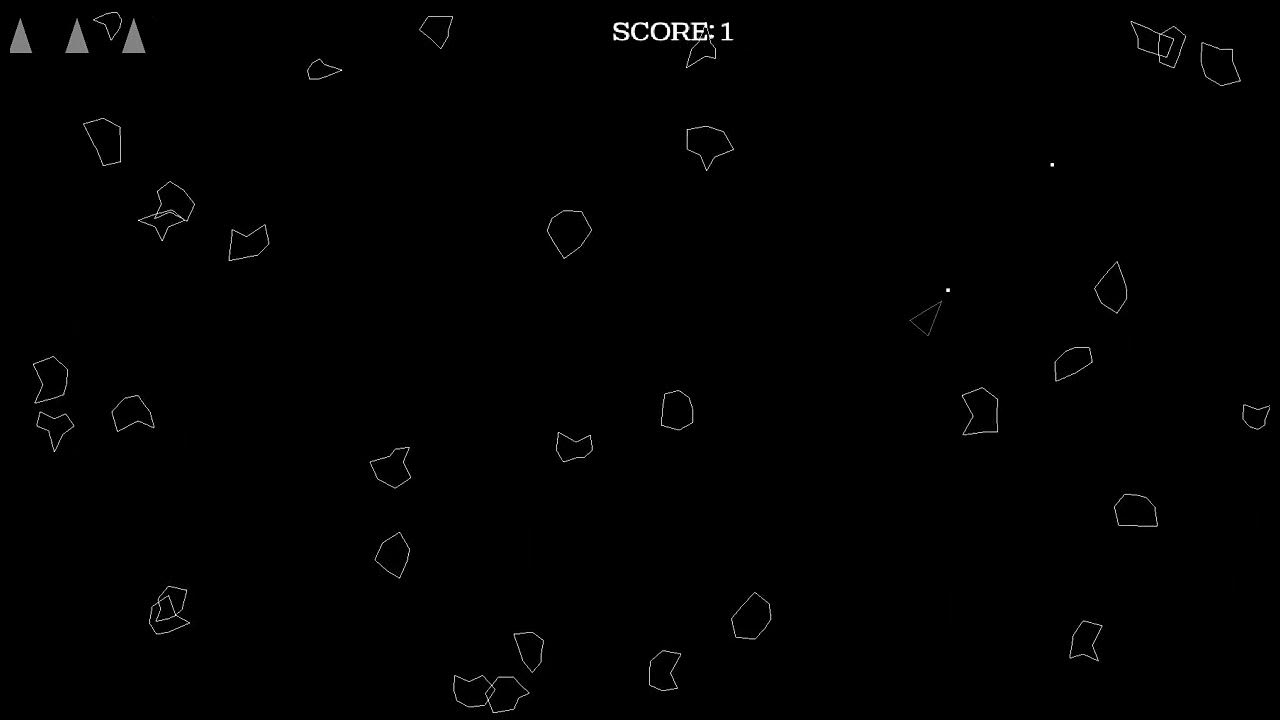 Asteroids Clone - YouTube