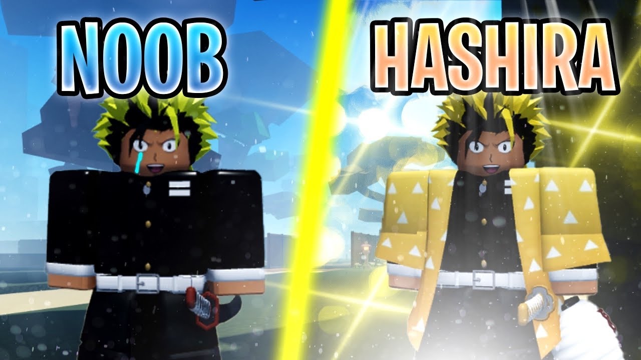 Noob To Thunder Hashira ⚡️ In One Video Project Slayers - YouTube