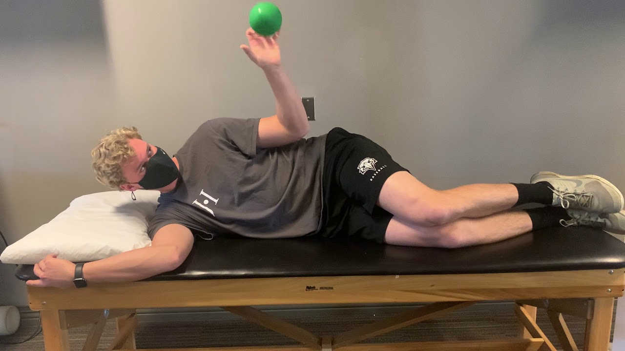External Rotation Ball Toss - YouTube