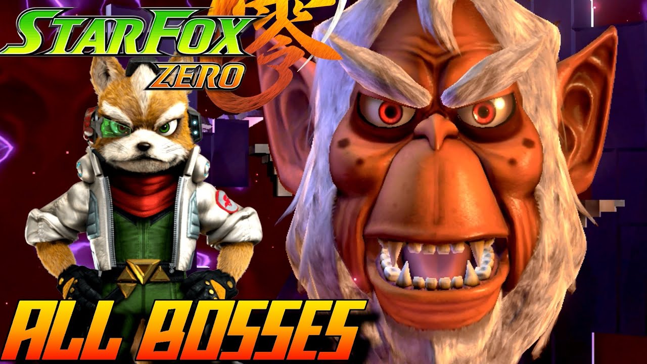 Star Fox Zero - All Bosses - YouTube