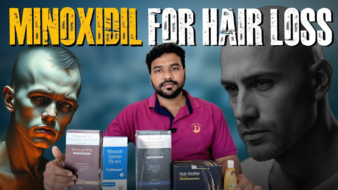 Minoxidil for Hair loss || Minoxidil types - YouTube