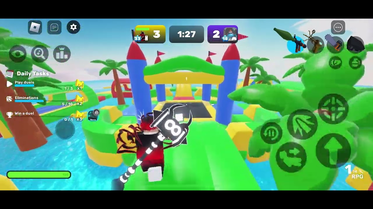 1v1 in Roblox rivals - YouTube