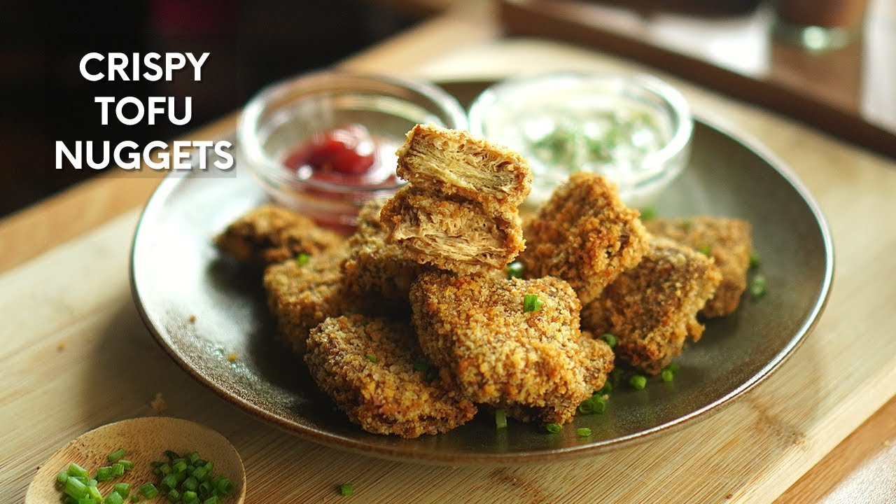 Crispy Tofu Nuggets Recipe | Vegetarian and Vegan Tofu Nuggets - YouTube