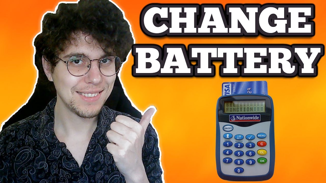 How To Change Battery In Nationwide Card Reader - YouTube