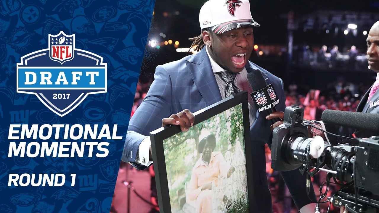 Most Emotional Moments (Round 1) | 2017 NFL Draft - YouTube