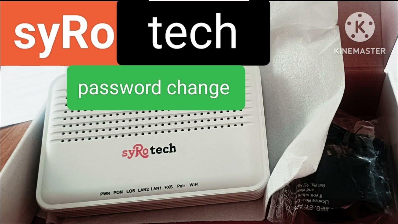 syrotech wifi password changesyrotech how to change syrotech wifi password bad password # ...