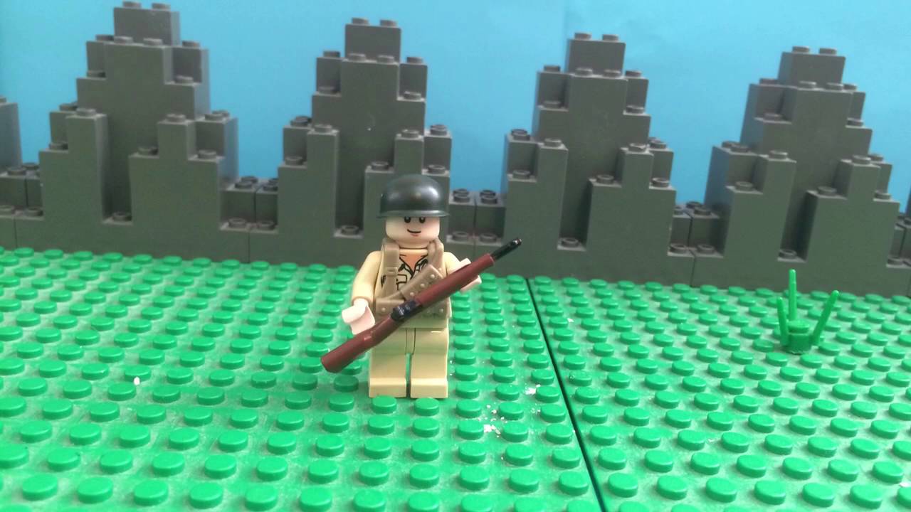 Lego M1 Garand test shooting - YouTube