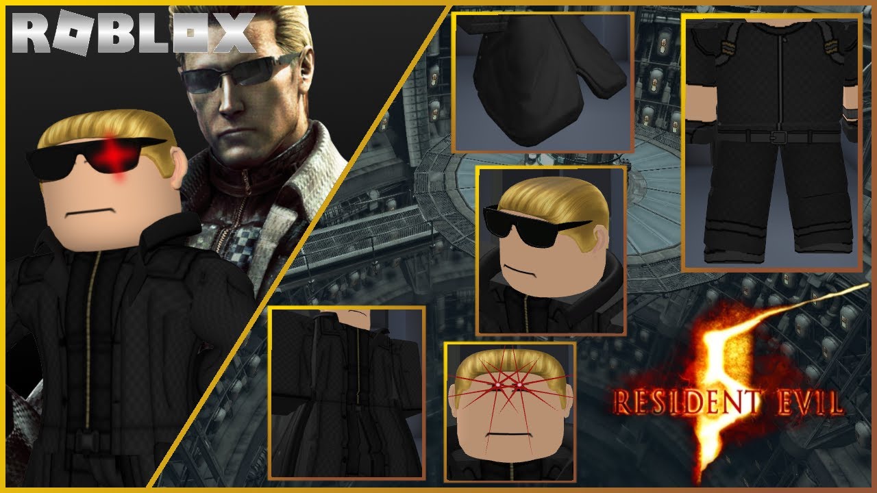 Resident Evil 5 - Albert Wesker Roblox Cosplay Tutorial - YouTube