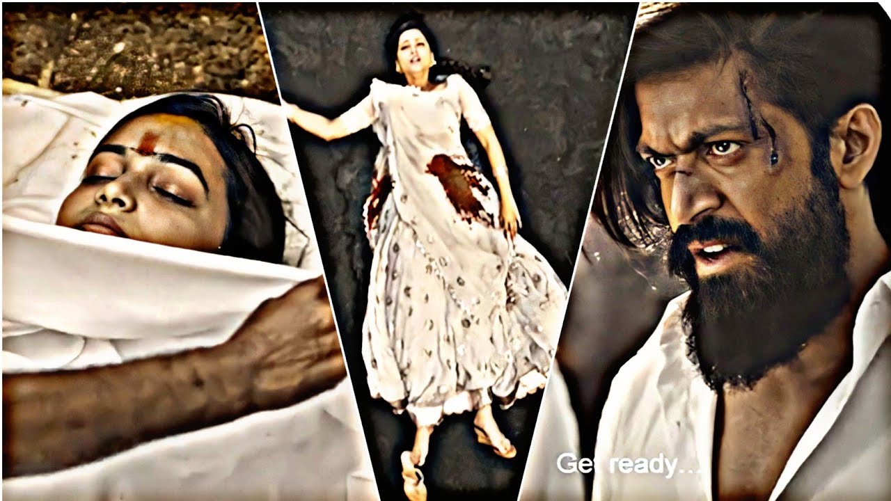 Reena Death😭 Scene |Kgf chapter 2 Efx Status| Yesh 💖Srinidhi Shetty 💔 ...