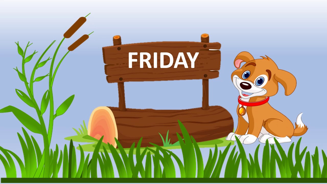 days name, Name of week days, animated video of Week days - YouTube