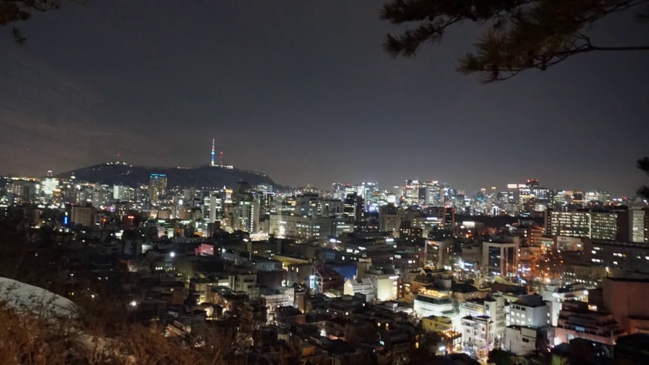 SEOUL NAKSAN PARK, NIGHTSCAPE/서울 야경 명소-낙산공원 야경 - YouTube