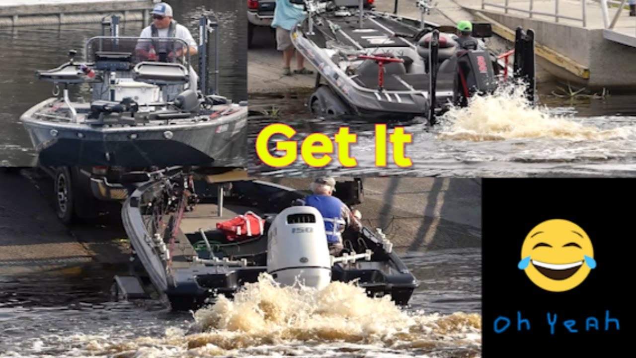 Wild Bass Boats Power Loading SeaDoos All Loading At One Time - YouTube