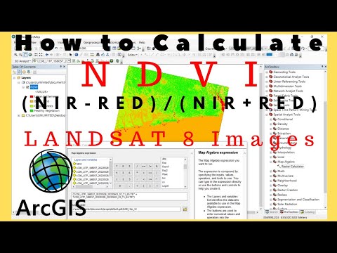 Calculating NDVI using ArcGIS | Normalized Difference Vegetation Index ...