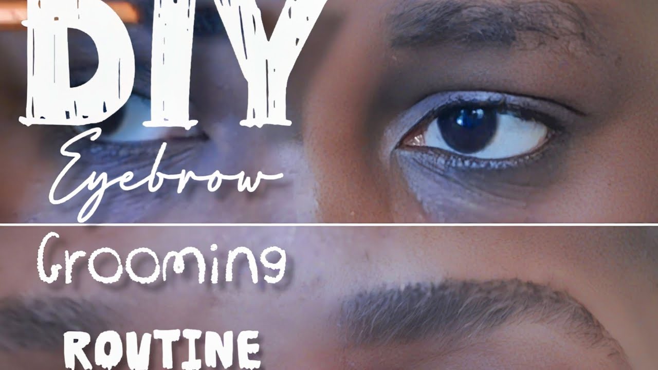 How to Shape and Trim Your Eyebrows at Home | DIY Brow Grooming Routine ...