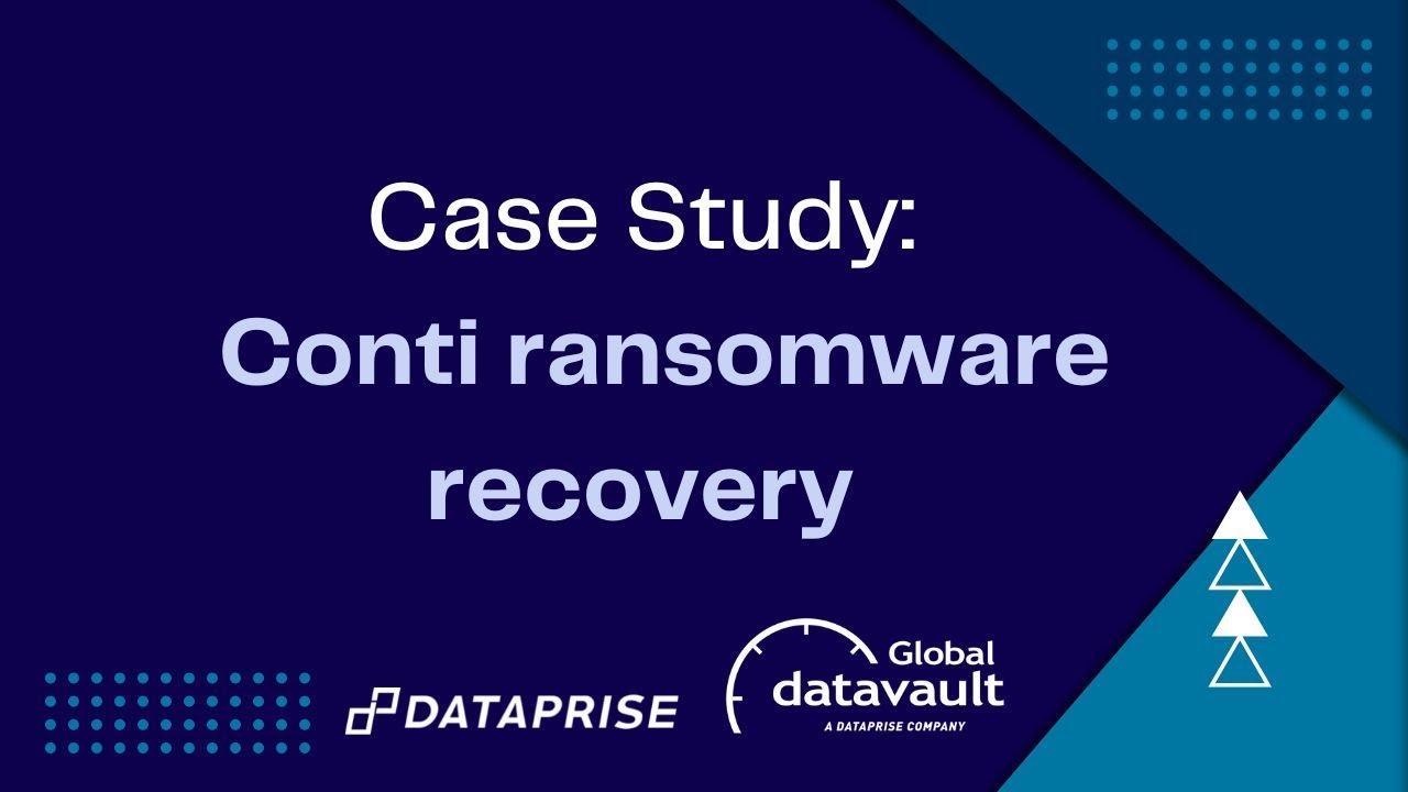 Case study: Conti ransomware recovery - YouTube