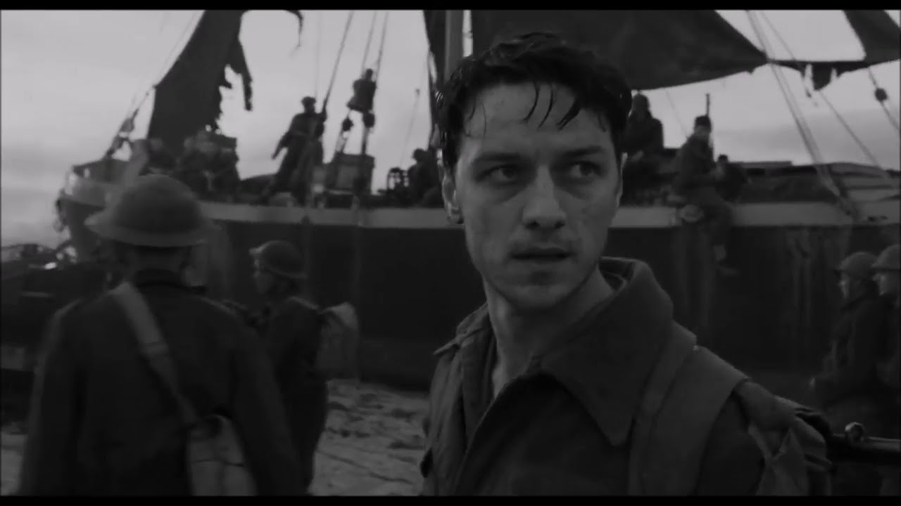 Dunkirk Scene but I made it Black and White - YouTube