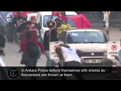 Police clash with protesters after hundreds die in Turkey mining accident