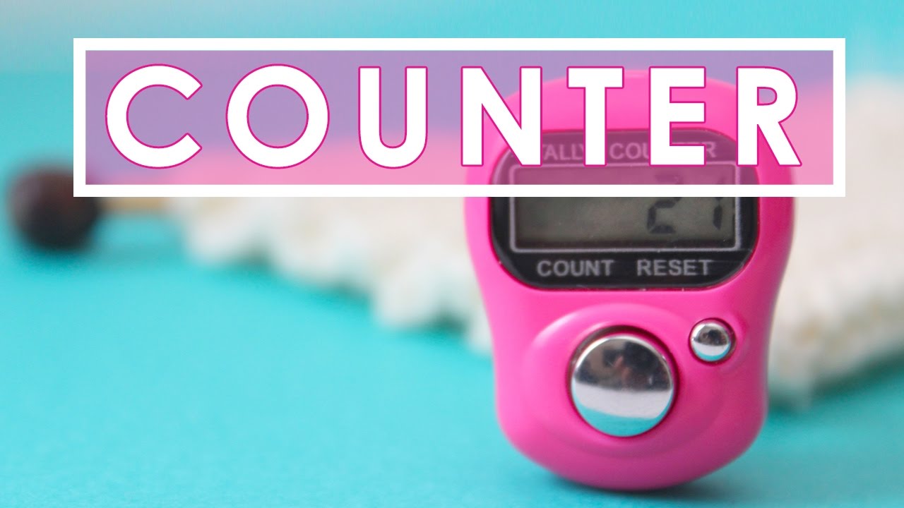 DIGITAL ROW COUNTER | Knitting Tools - YouTube
