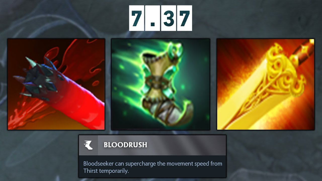 RADIANCE + Blood Mist MAX DPS Bloodseeker Build Dota 2 - YouTube