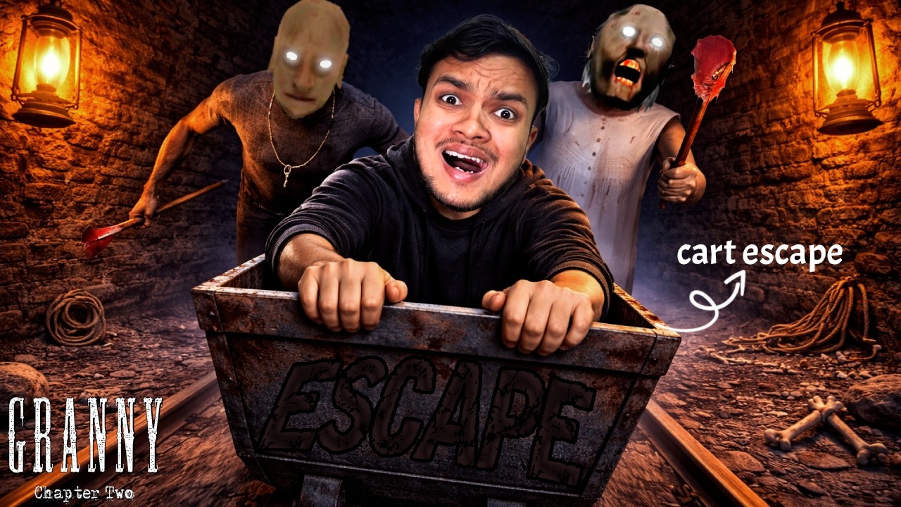 Cart Escape Gone WRONG in Granny Chapter 2…😱 - YouTube