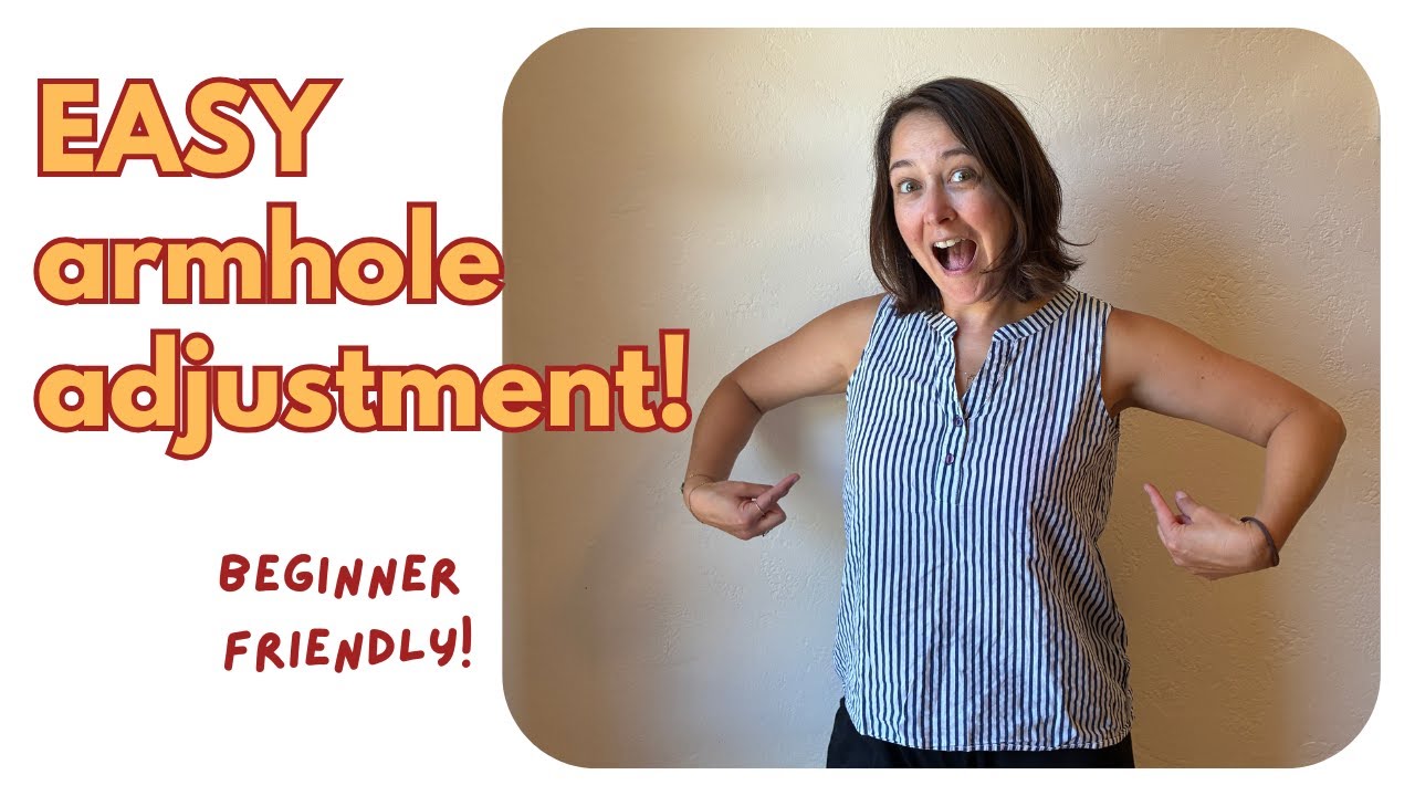 Make your ARMHOLES larger. EASY sewing hack! - YouTube