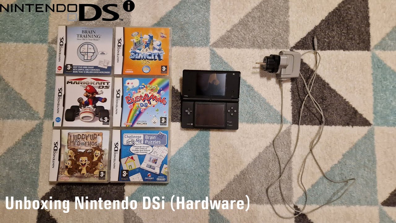 Unboxing Nintendo DSi (Hardware) - YouTube