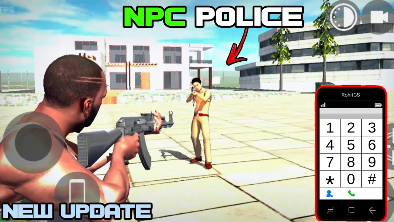 Npc Police आ गया 🤩|| Indian bikes driving 3d||@rohitgamingstudio6902 ...