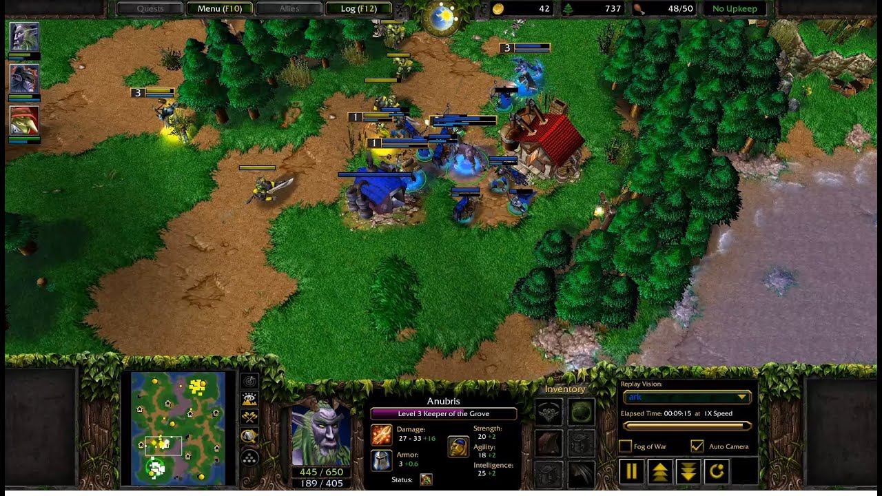 Warcraft III League 2022 Sep27 Ark(N) v Scower(O) Game 2 MAPS ...