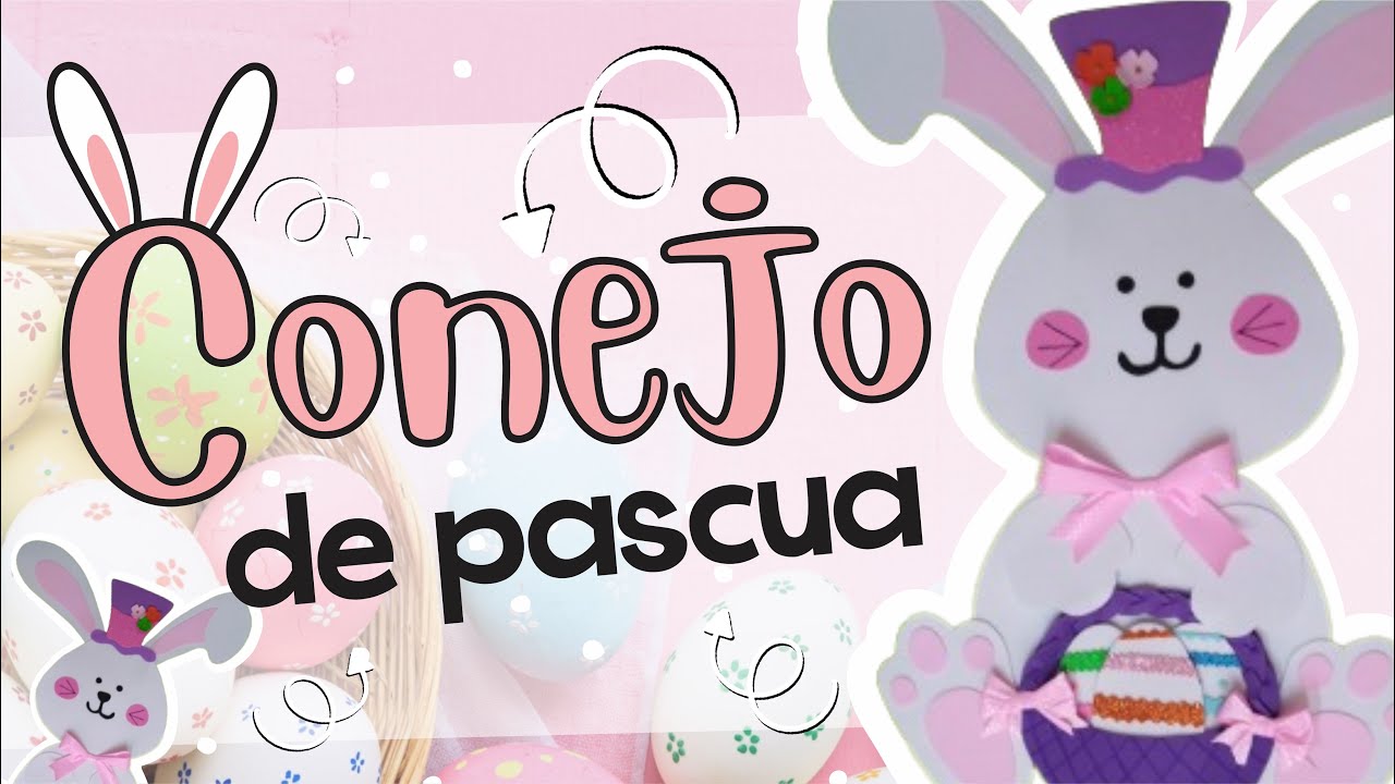 DECORACIÓN-🐰 conejo de PASCUA🌈 - YouTube
